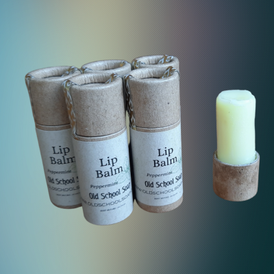 Lip Balm - Peppermint - Old School Soap